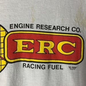 Vintage | Tops | Vintage 8s Hanes Beefy Erc Racing Fuel Champion Usa ...